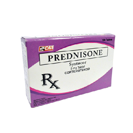 SYSTOCOR Prednisone 5mg Tablet 100's price in the Philippines | MedsGo ...