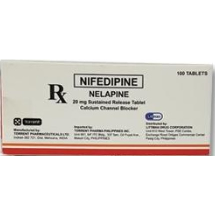 NELAPINE Nifedipine 20mg Sustained Release Tablet 100's price in the ...