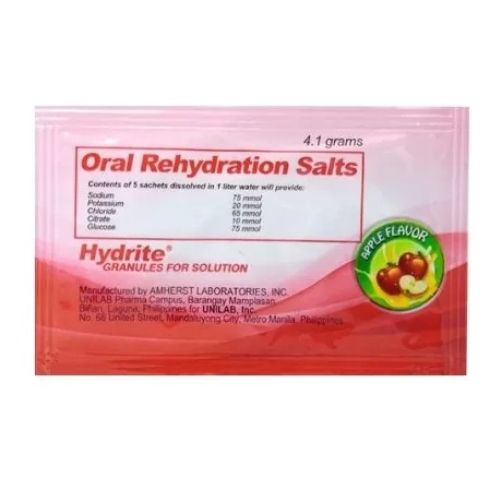 Buy Hydrite oral rehydration salts granule for solution 1's unflavored ...