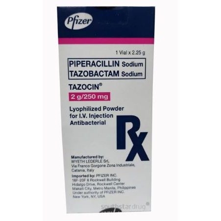 TAZOCIN Piperacillin / Tazobactam 2g / 250mg Lyophilized Powder for IV ...