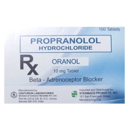 ORANOL Propranolol Hydrochloride 10mg Tablet 100's price in the ...