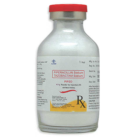 PIPZO Piperacillin Sodium / Tazobactam Sodium 4g / 500mg Powder for IV ...