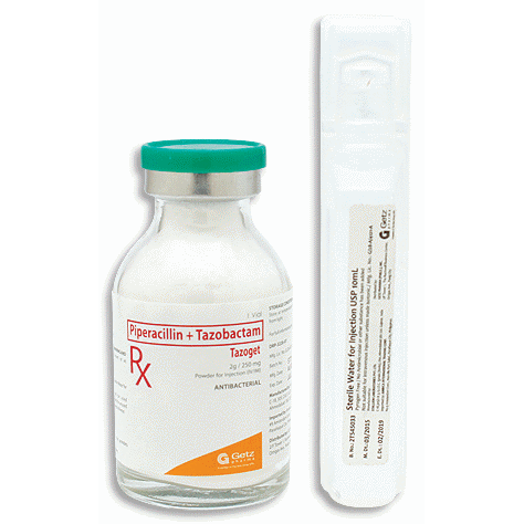 TAZOGET Piperacillin / Tazobactam 2g / 250mg Powder for IM/IV Injection ...
