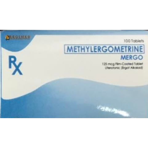 MERGO Methylergometrine Maleate 125mcg Film-Coated Tablet 100's price ...