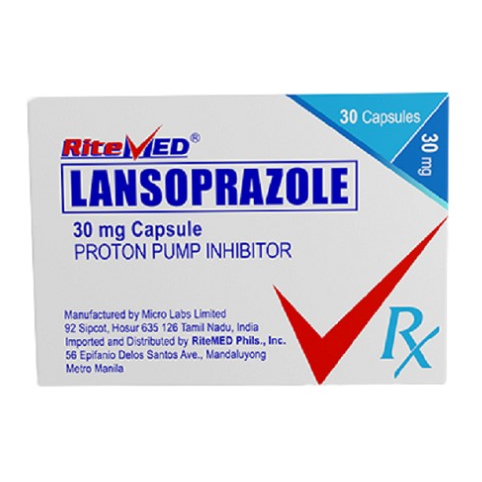 LANCID Lansoprazole 30mg Capsule 30's price in the Philippines | MedsGo ...