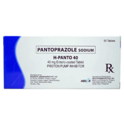 H-PANTO 40 Pantoprazole Sodium Sesquihydrate 40mg Enteric-Coated Tablet ...