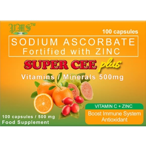 Buy Super cee with zinc sodium ascorbate / zinc / risehip / guava ...