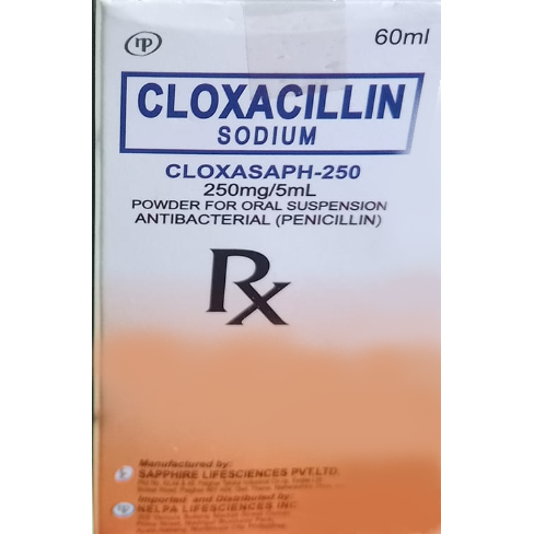 Buy Cloxasaph-250 cloxacillin sodium 250mg / 5ml powder for oral ...