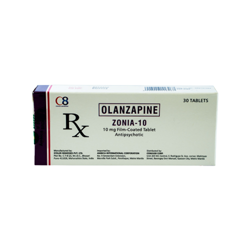ZONIA-10 Olanzapine 10mg Film-Coated Tablet 1's price in the ...