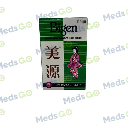 BIGEN Permanent Powder Hair Color Brown Black 6g price in the ...