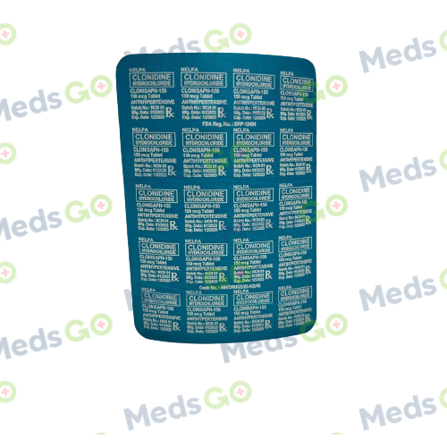 CLONISAPH Clonidine Hydrochloride 150mg Tablet 1's price in the ...