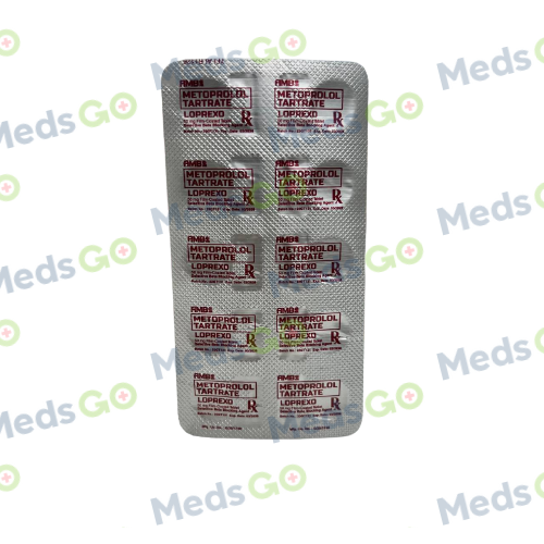 LOPREXO Metoprolol Tartrate 50mg Film-Coated Tablet 1's price in the ...