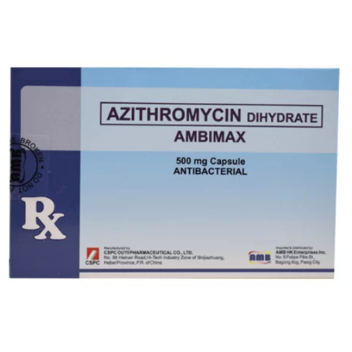 Buy Ambimax azithromycin dihydrate 500mg capsule 1's online with MedsGo ...