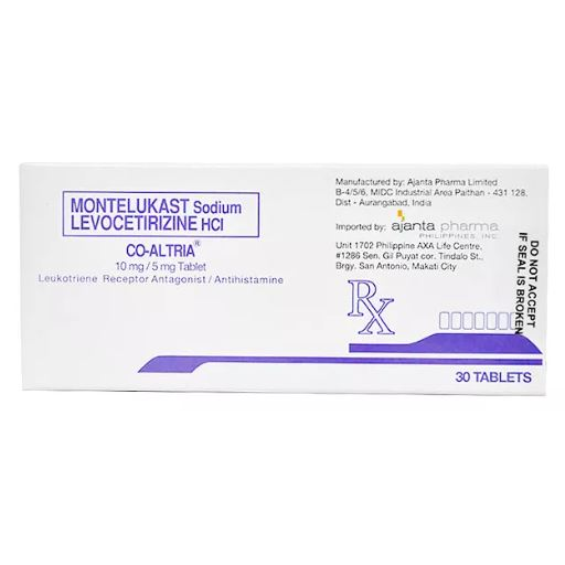 CO-ALTRIA Montelukast Sodium / Levocetirizine Hydrochloride 10mg / 5mg ...