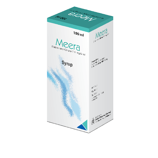 MEERA Butamirate Citrate 7.5mg / 5mL Syrup 100mL price in the ...