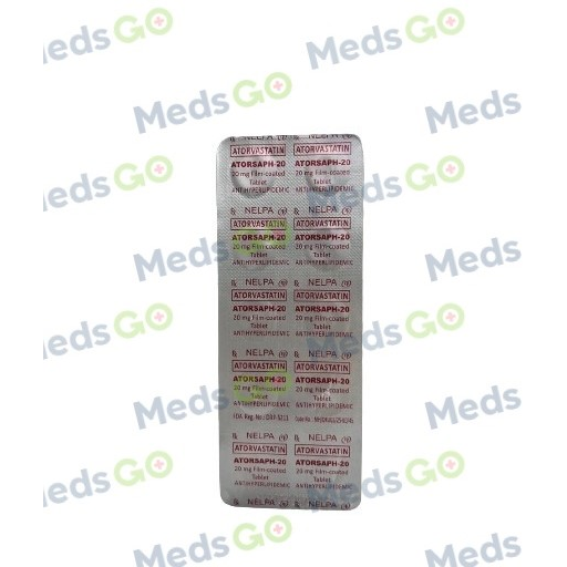 ATORSAPH Atorvastatin 20mg Film-Coated Tablet 1's price in the ...
