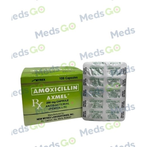 AXMEL Amoxicillin 250mg Capsule 100's price in the Philippines | MedsGo ...