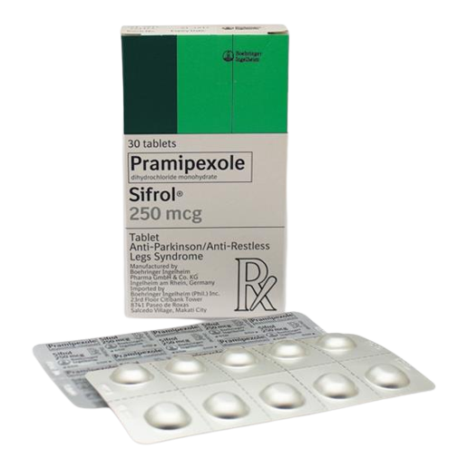 SIFROL Pramipexole Dihydrochloride Monohydrate 250mcg Tablet 1's price ...