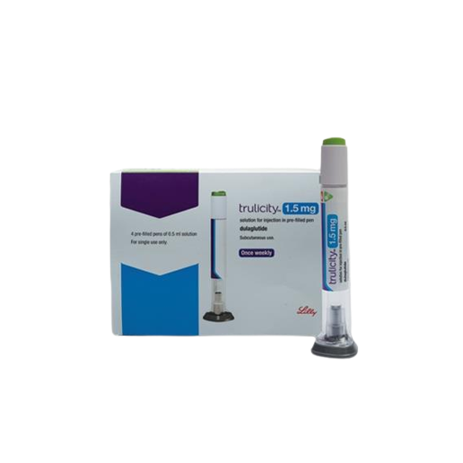 Buy Trulicity dulaglutide 1.5mg / 0.5ml solution for injection 0.5ml 4 ...