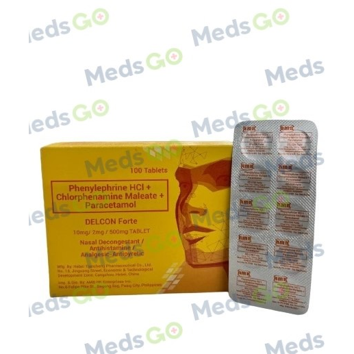 DELCON FORTE Phenylephrine Hydrochloride / Chlorphenamine Maleate ...
