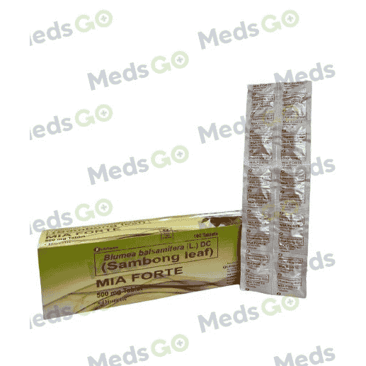 MIA FORTE Blumea Balsamifera L. 500mg Tablet 100's price in the ...