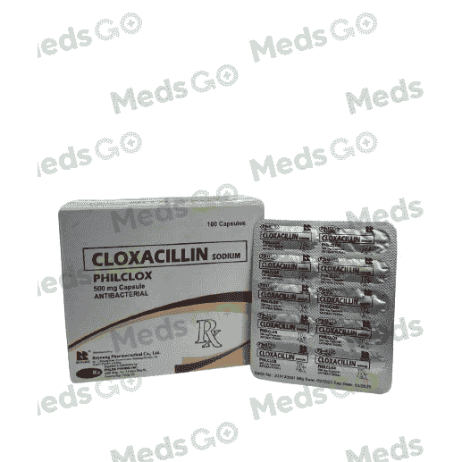 PHILCLOX Cloxacillin Sodium 500mg Capsule 100's price in the ...