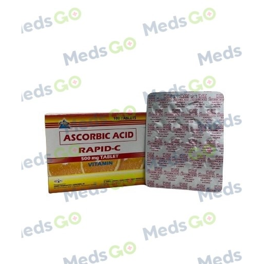 RAPID-C Ascorbic Acid 500 mg Tablet 100's price in the Philippines ...