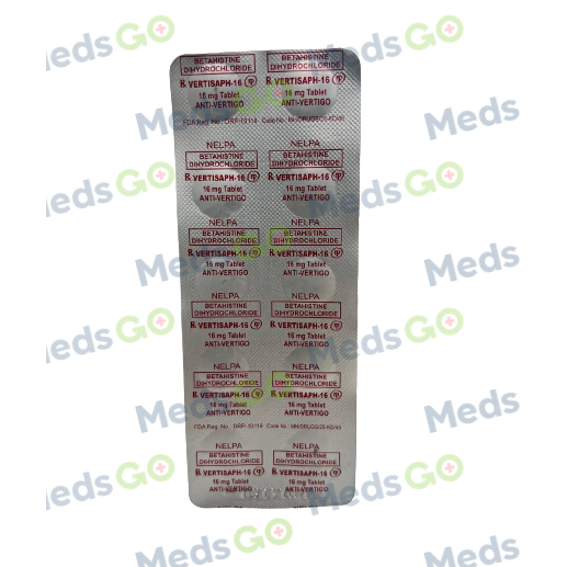 VERTISAPH-16 Betahistine diHcl 16mg Tablet 1's price in the Philippines ...