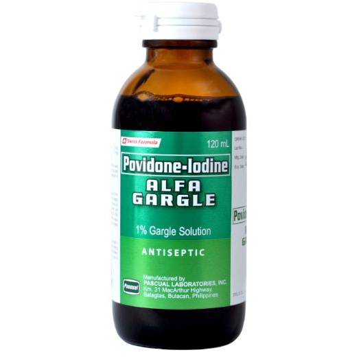 ALFA GARGLE Povidone-Iodine 1.0% Gargle Solution 120mL price in the ...