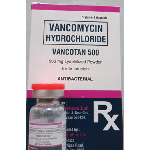 Buy Vancotan 500 vancomycin 500mg lyophilized powder for iv injection 1 ...