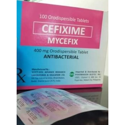 MYCEFIX Cefixime Trihydrate 400mg Orodispersible Tablet 100's price in ...