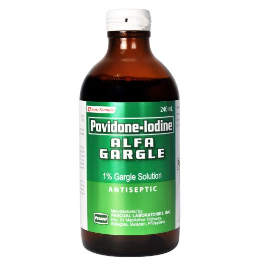 ALFA GARGLE Povidone-Iodine 1.0% Gargle Solution 240mL price in the ...