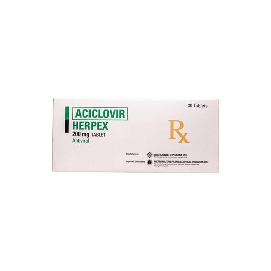 HERPEX Aciclovir 200mg Tablet 1's price in the Philippines | MedsGo ...