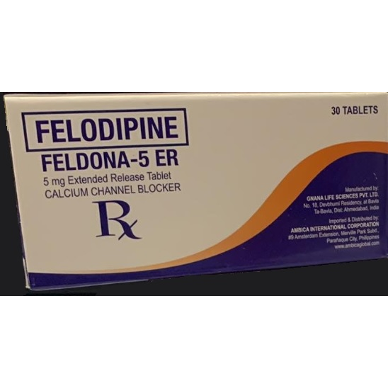 FELDONA-5 ER Felodipine 5mg Extended-Release Tablet 90's price in the ...