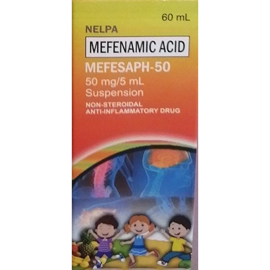 MEFESAPH-50 Mefenamic Acid 50mg / mL Suspension 60mL price in the ...