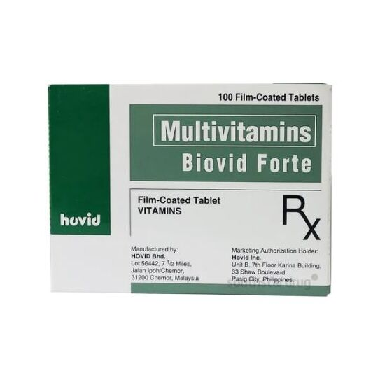 BIOVID FORTE Pyridoxine Hydrochloride (Vit. B6) / Thiamine Mononitrate ...