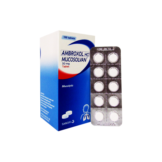 Buy Mucosolvan ambroxol hydrochloride 30mg tablet 1's online with ...