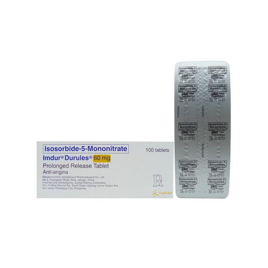 IMDUR DURULES Isosorbide Mononitrate 60mg ProlongedRelease Tablet 1's ...