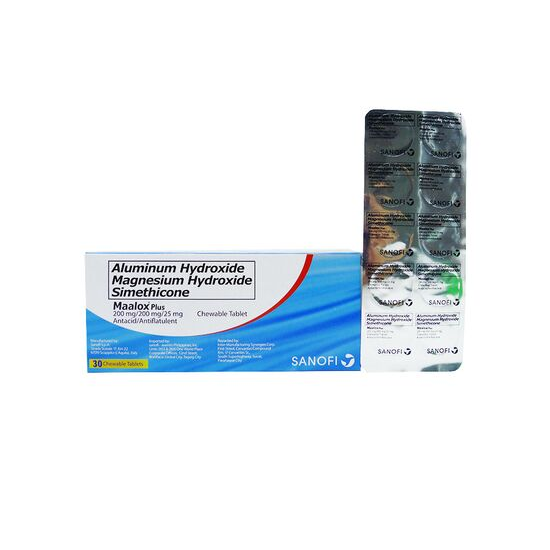 MAALOX PLUS Aluminum Hydroxide / Magnesium Hydroxide / Simethicone ...