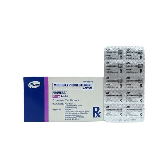 Buy Provera medroxyprogesterone acetate 10mg tablet 1's online with ...