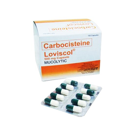 LOVISCOL Carbocisteine 500mg - 1 Capsule price in the Philippines ...