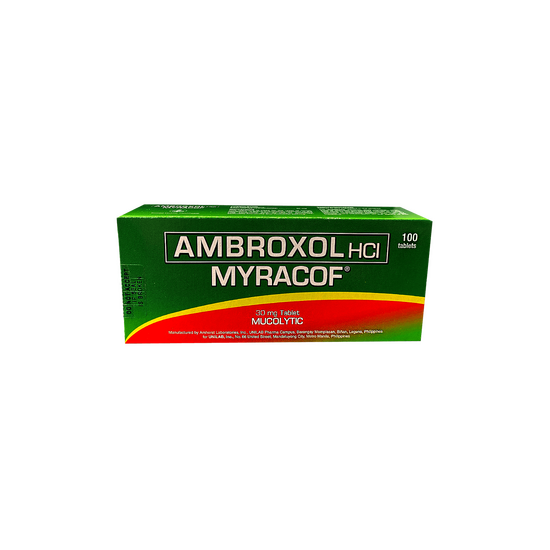 MYRACOF Ambroxol Hydrochloride 30mg Tablet 1's price in the Philippines ...