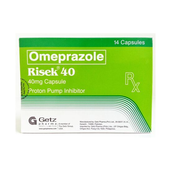 RISEK 40 Omeprazole 40mg Capsule 1's price in the Philippines | MedsGo ...