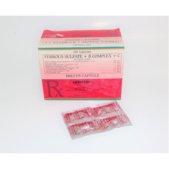 IMEFER CAPSULE Vitamin B Complex / Vitamin C / Ferrous Sulfate ...