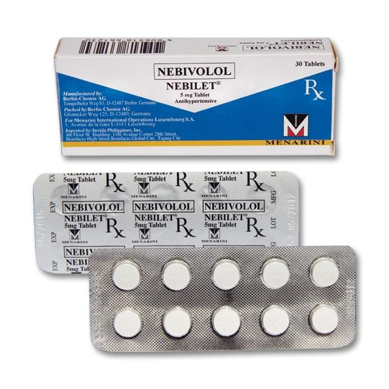 NEBILET Nebivolol Hydrochloride 5mg Tablet 30's price in the Philippines | MedsGo Pharmacy