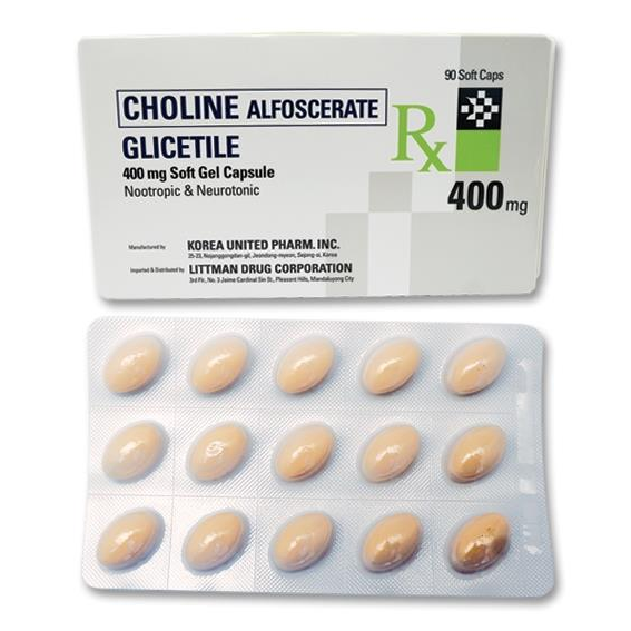 GLICETILE Choline Alfoscerate 400mg Softgel Capsule 1's price in the ...