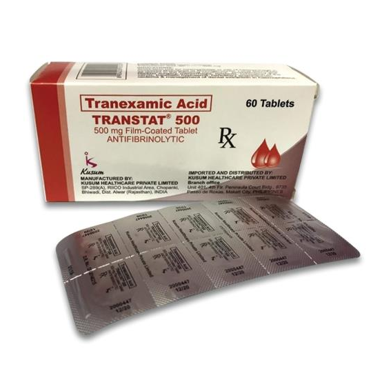 TRANSTAT 500 Tranexamic Acid 500mg Film-Coated Tablet 1's price in the ...