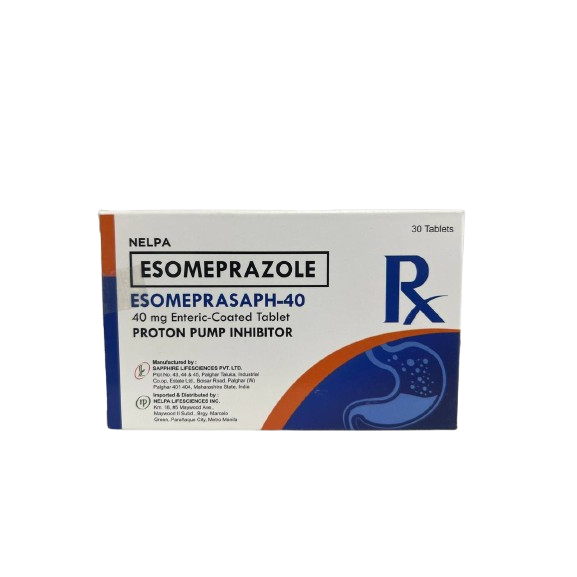ESOMEPRASAPH-40 Esomeprazole 40mg Enteric-Coated Tablet 1's price in ...