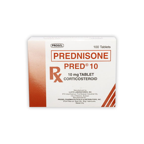 PRED 10 Prednisone 10mg Tablet 100's price in the Philippines | MedsGo ...
