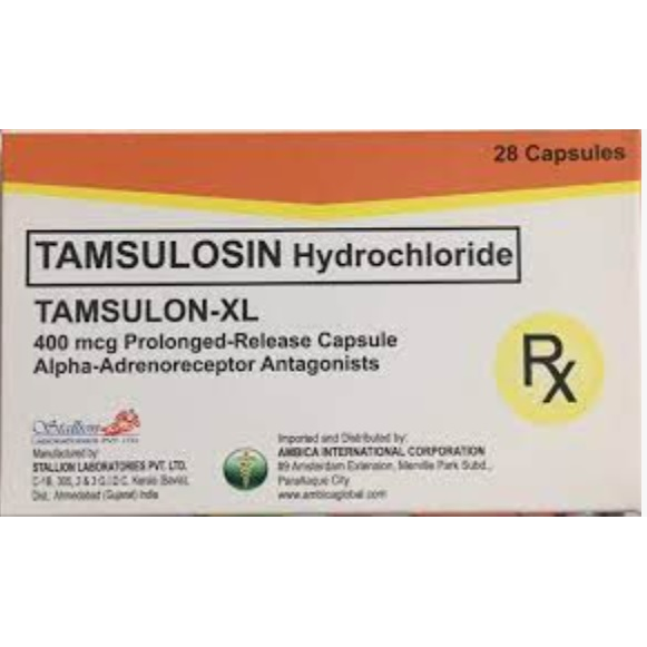 TAMSULON-XL Tamsulosin Hydrochloride 400mcg Prolonged Release Capsule ...